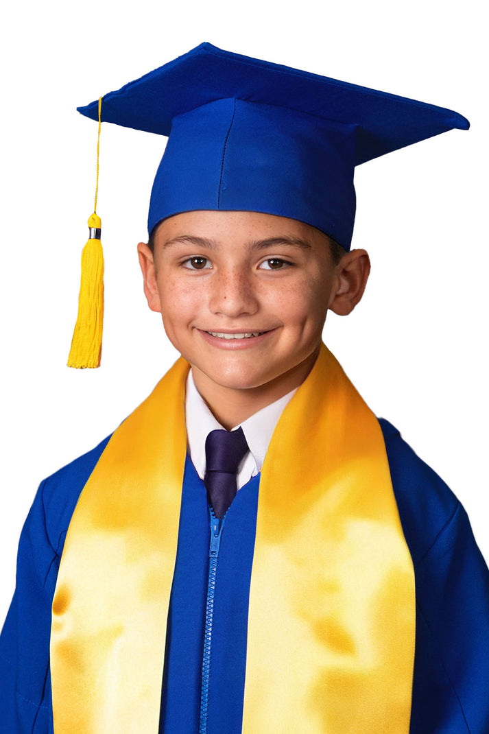 Toga de Preescolar Azul Rey con Birrete – Elegancia para los Pequeños ...